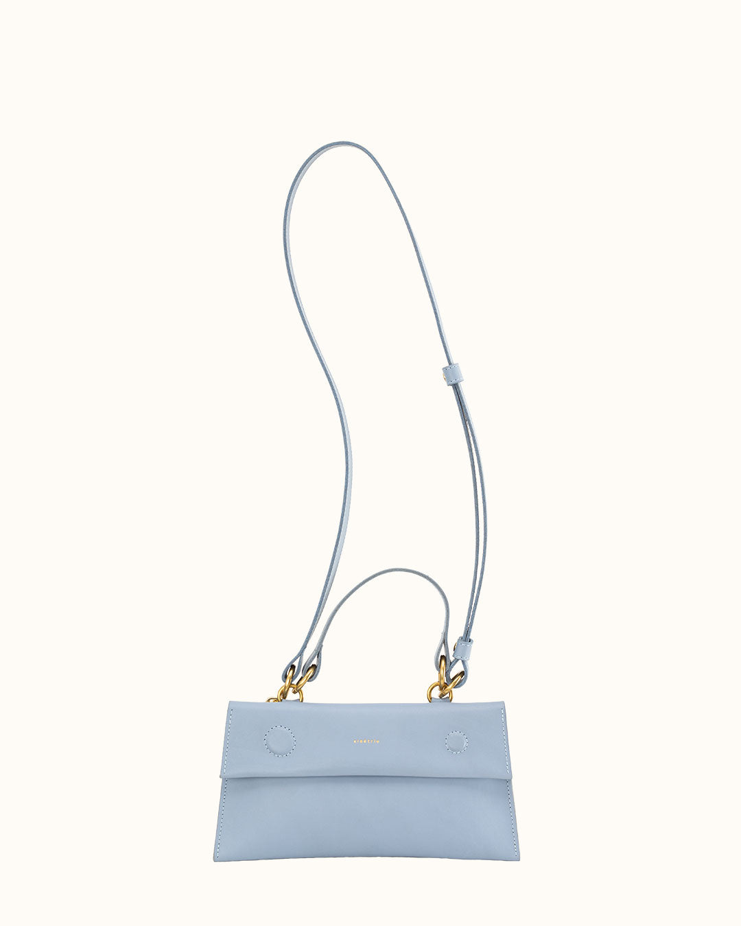 Petit Bay Bag / Mist Blue | Australian Made Leather Bag | simétrie